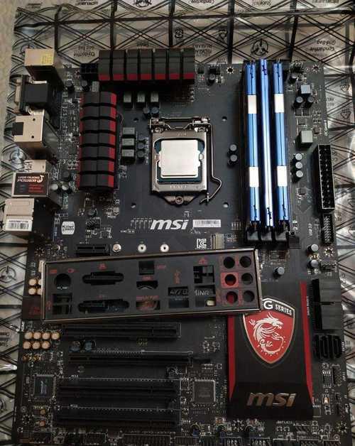 MSI Z97 gaming 3 + i5-4570 + 8gb hyperx