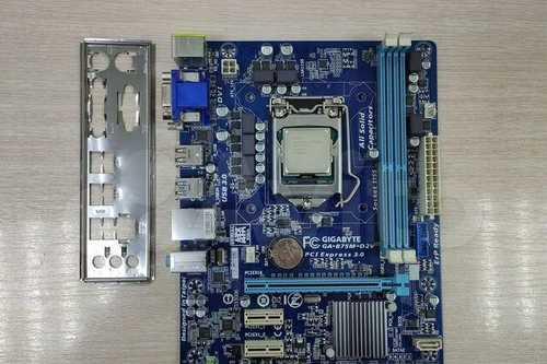 Комплект MB Gigabyte s1155 + CPU Pentium G2030