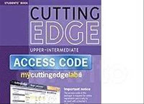 CD-ROM. Cutting Edge Upper Intermediate New Edition Coursebook/CD-Rom/MyLab Access Card Pack