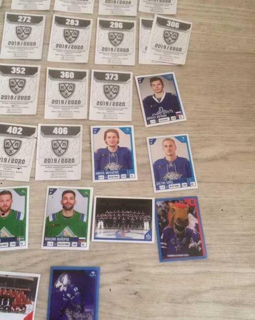 Наклейки кхл 2019-2020 panini