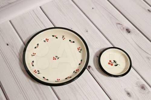 Комплект керамических тарелок