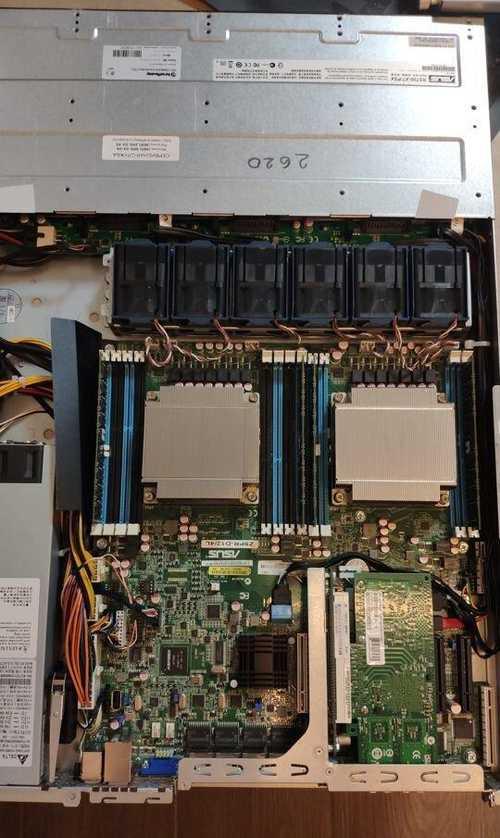 Сервер asus 1U RS700-X7-PS4 2x E5-2620 32GB