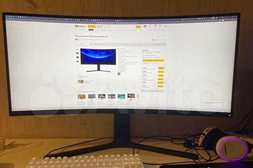 Монитор xiaomi mi surface display 34