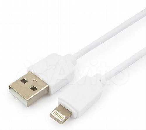 Кабель USB Гарнизон GCC-USB2-AP2-1M-W AM/Lightning