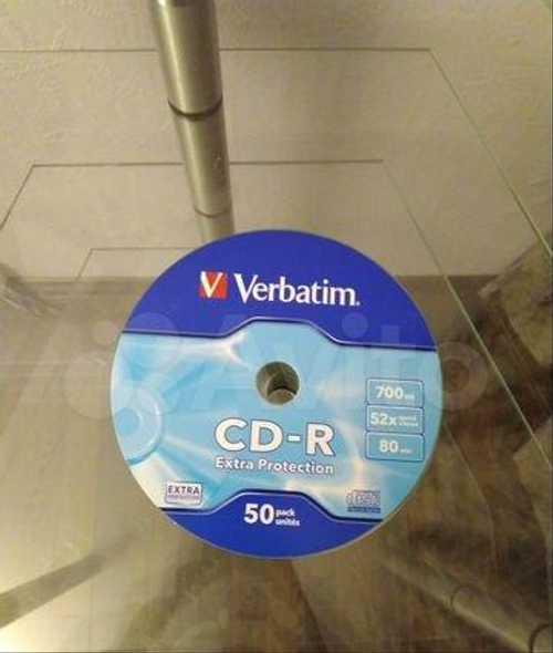 Чистые диски Verbatim CD-R