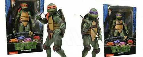 Микеланджело и Донателло Нека Ninja Turtles