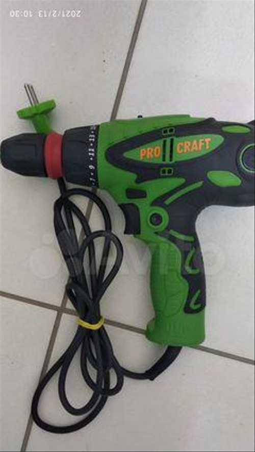 Шуруповерт сетевой ProCraft PB1350(777046) 995