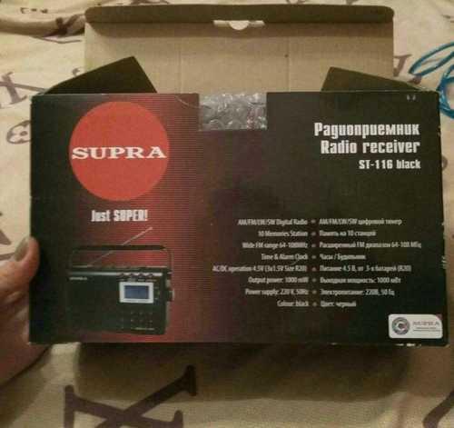 Радиоприемник supra st-116