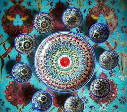 Пиалы Узбекские (Риштанская керамика)