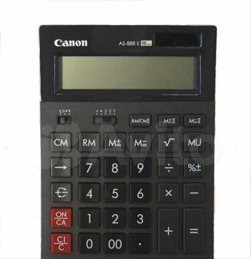 Калькулятор настольный Canon полноразмерный, бухгалтерский