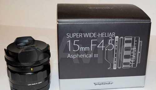 Voigtlander 15mm f/4.5 Aspherical III Sony E