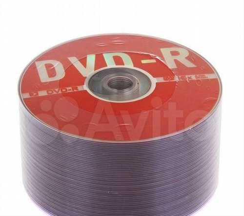 Диск DVD-R Data Standard, 16x, 4.7 Гб, спайка, 50 шт