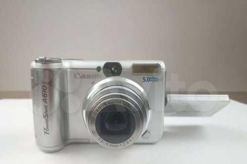 Фотоаппарат Canon Powershot A610 на детали