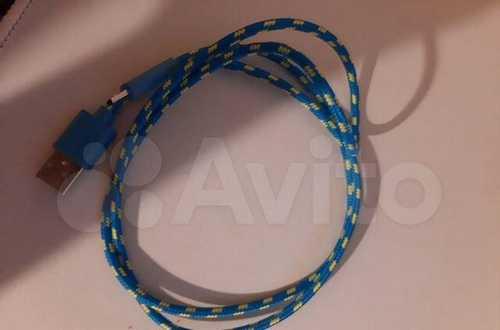 Нейлоновый плетеный кабель Micro USB 1 м