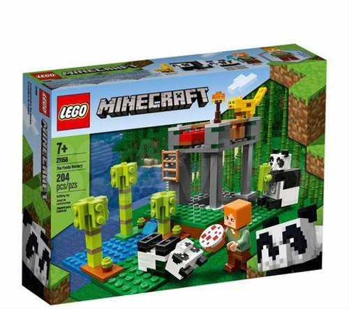 Lego Minecraft Питомник панд 21158