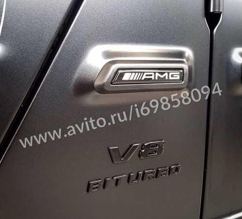 Эмблема в молдинги AMG V8 biturbo G class W463 W46