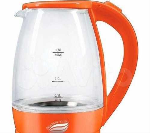 Чайник электрический великие реки Дон-1 оранжевый