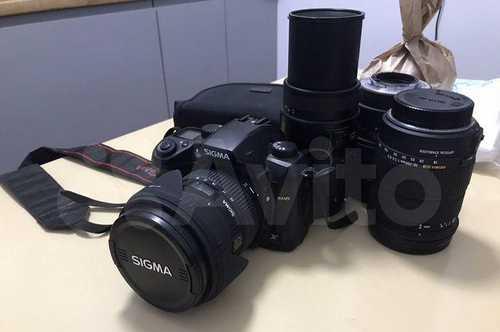 Фотоаппарат sigma sd15 и обьективы sigma 18-200 10