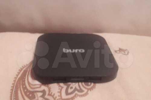 Беспроводная зарядка buro q8, 2 usb порта