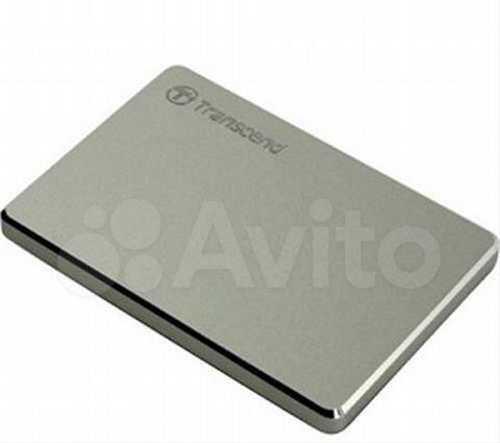 Внешний жесткий диск HDD 2.5", 1Tb, Transcend StoreJet 25C3S, Silver, USB 3.1, Type-C TS1TSJ25C3S