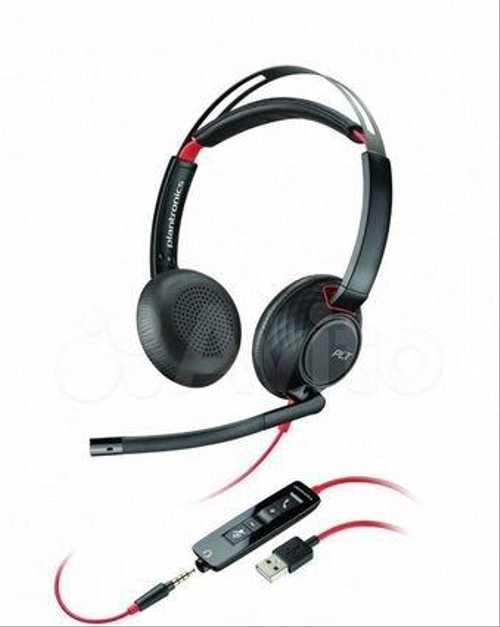 Проводная гарнитура plantronics blackwire C5220-A