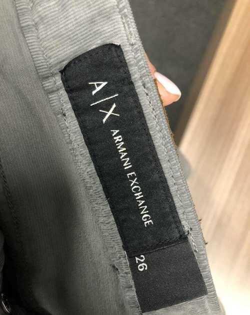 Брюки вельвет джинсы Armani exchange