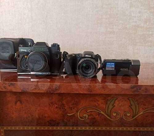 Фотоаппараты Зенит, Nikon, Samsung