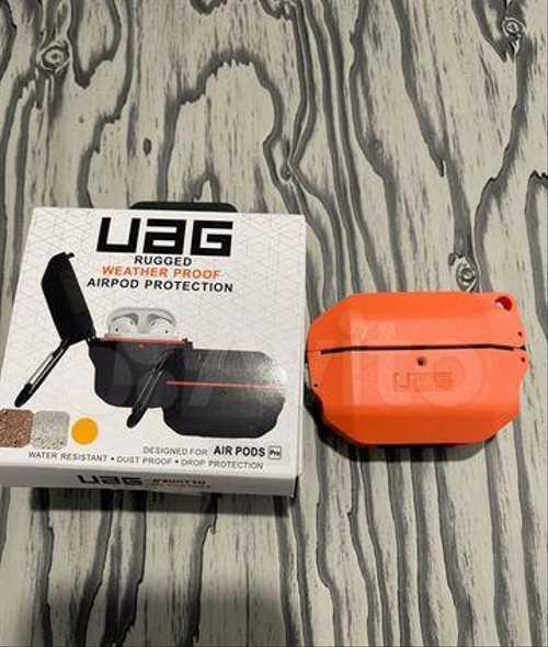 Чехол UAG Hard Case для AirPods Pro оранжевый