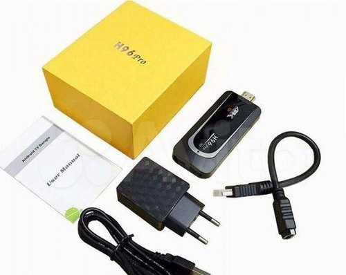 Мини пк Android H96 Pro H3 4-ядер. Wi-Fi 2/16гб 4K