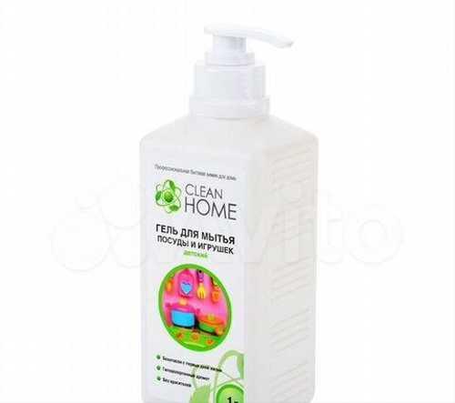 Clean Home Гель для мытья посуды и игрушек детский, 1 л