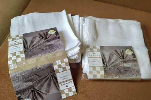 Текстильные салфетки в наборе