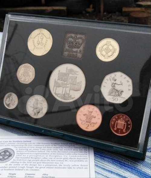 Набор монет 1996 года Deluxe Великобритания