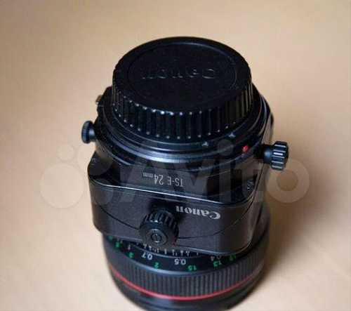 Объектив Tilt shift (тилт шифт) Canon ts-e 24 mm