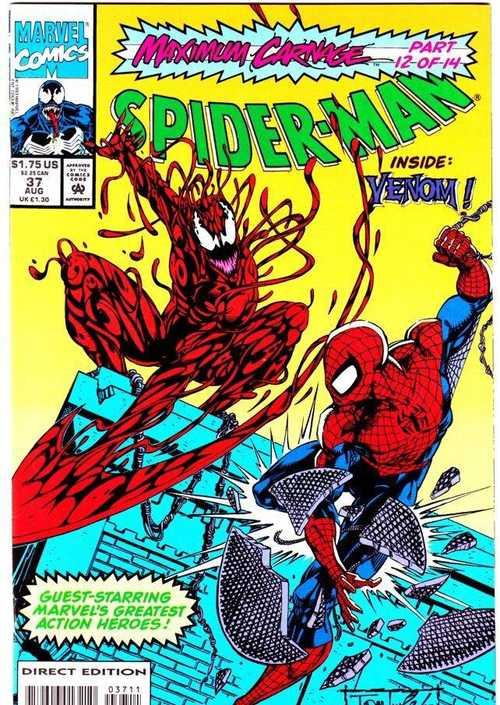 Ретро комикс Spider Man #37 Maximum Carnage