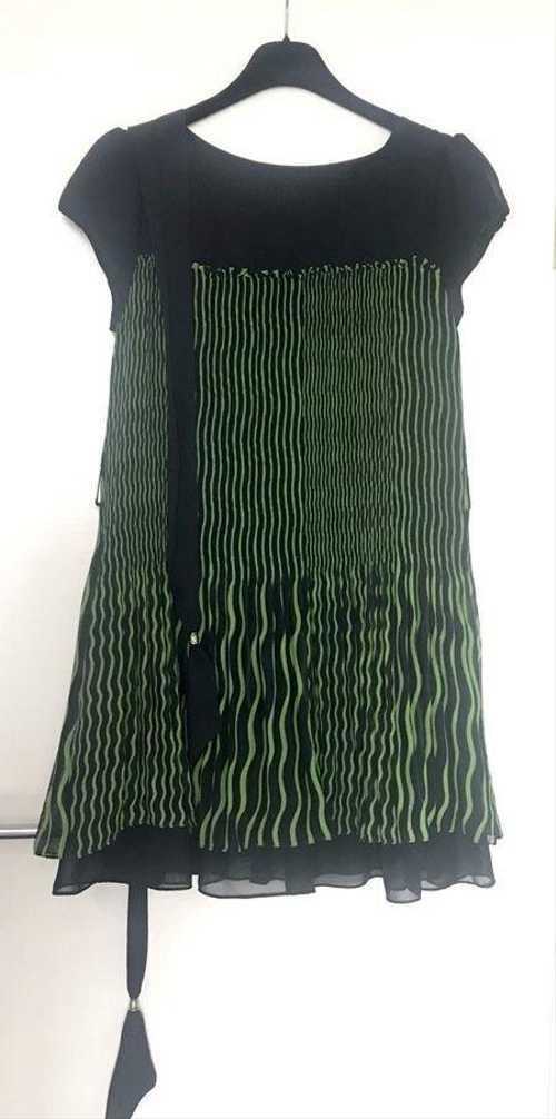 Плиссированное платье в стиле арт-деко
