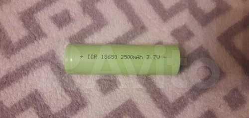 Аккумулятор Li-Ion ICR 18650 2500mAh 3.7V