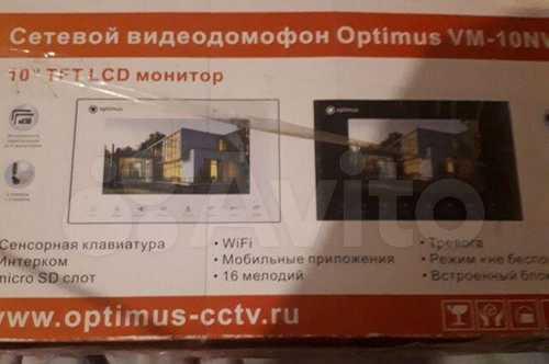 Монитор IP видеодомофона Optimus vm-10nw