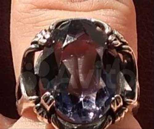 Перстень серебро александрит (корунд) СССР винтаж