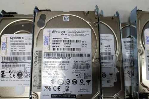 Жесткий диск для сервера 300gb SAS (2 штуки)
