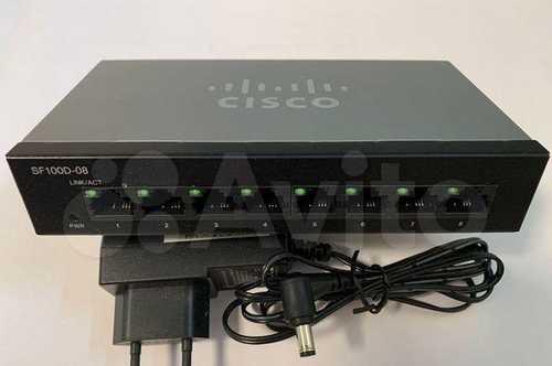 Сетевой коммутатор Cisco SF100D-08 v2