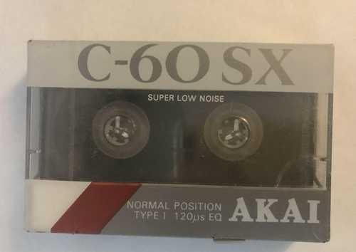 Аудиокассета akai C-60 SX