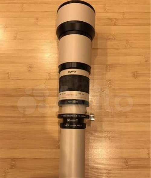 Объектив Bower 650-1300mm f/8-16 Manual Focus