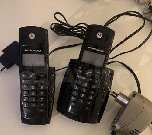 Телефон Motorola стационарный 2шт