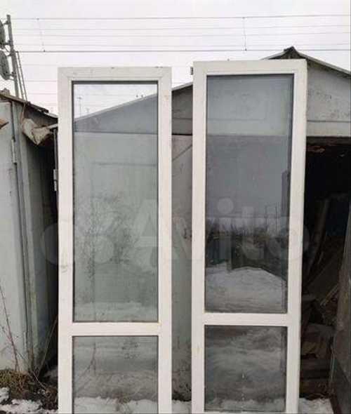 Двери балконные бу одинарный стеклопакет