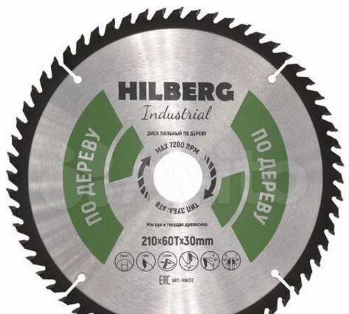 Пильный диск по дереву 210x60Tx30 Industrial Дерево Hilberg