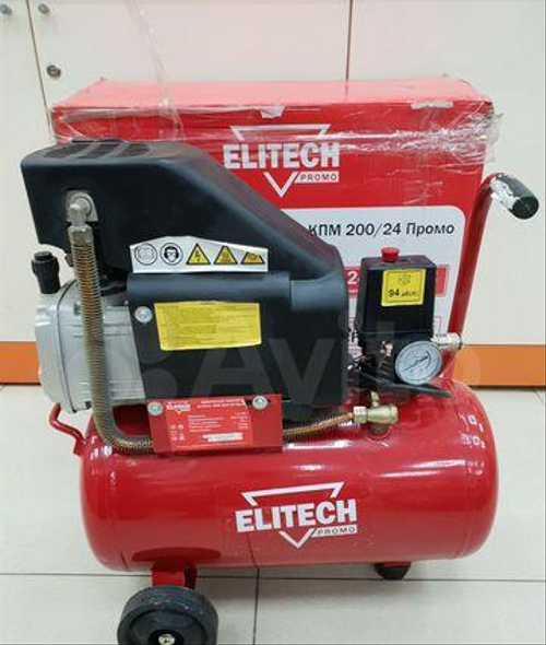 Компрессор elitech кпм 200/24(шур)