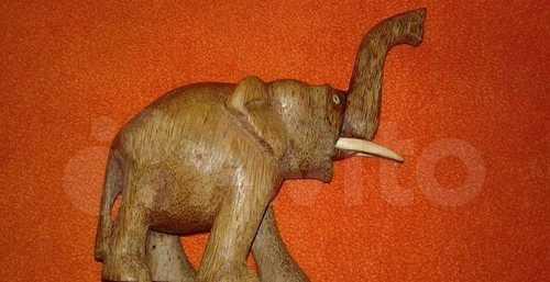 Статуэтка слон. Индия. дерево