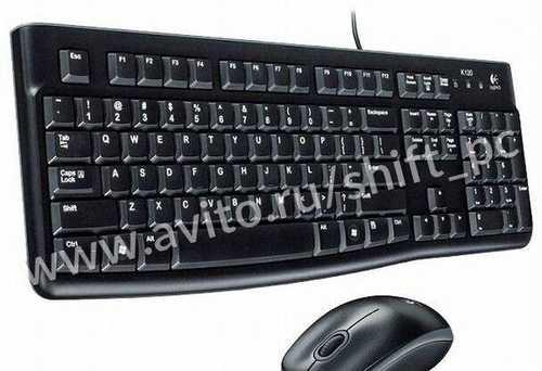 Клавиатура + мышь Logitech Desktop MK120 Black