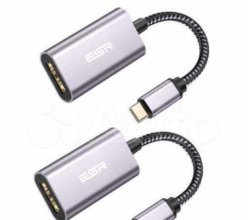 Универсальный адаптер ESR USB Type-C - hdmi 4K (2 шт)