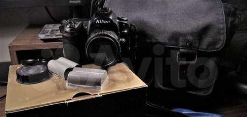 Nikon D80 kit (50mm f 1.8D) + сумка и аксессуары